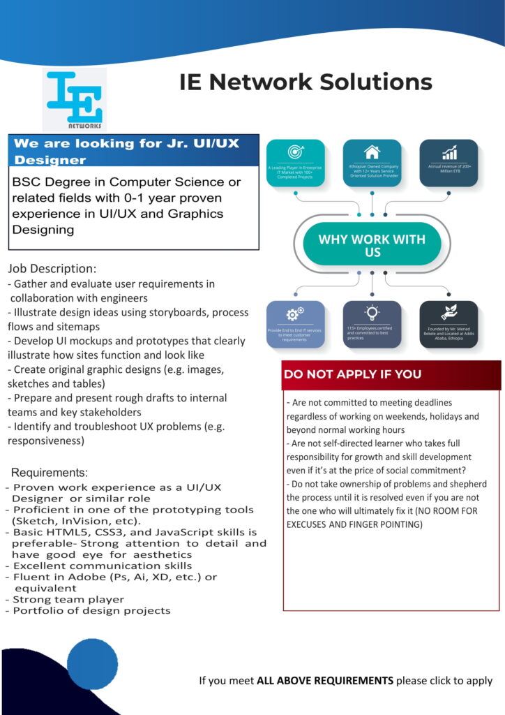 Junior UI/UX designer